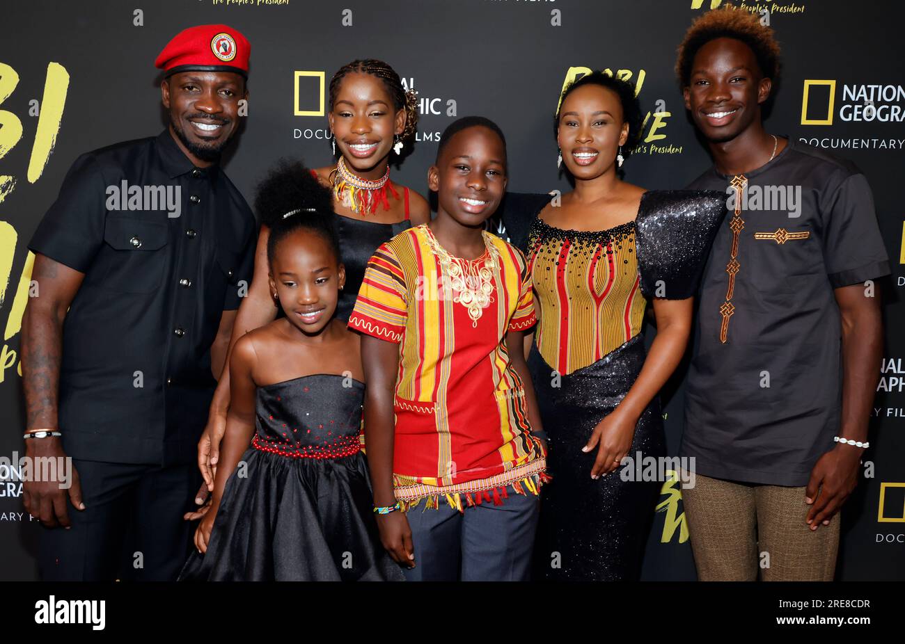 25 July 2023 Beverly Hills, California - Bobi Wine, Suubi Shine Nakaayi ...