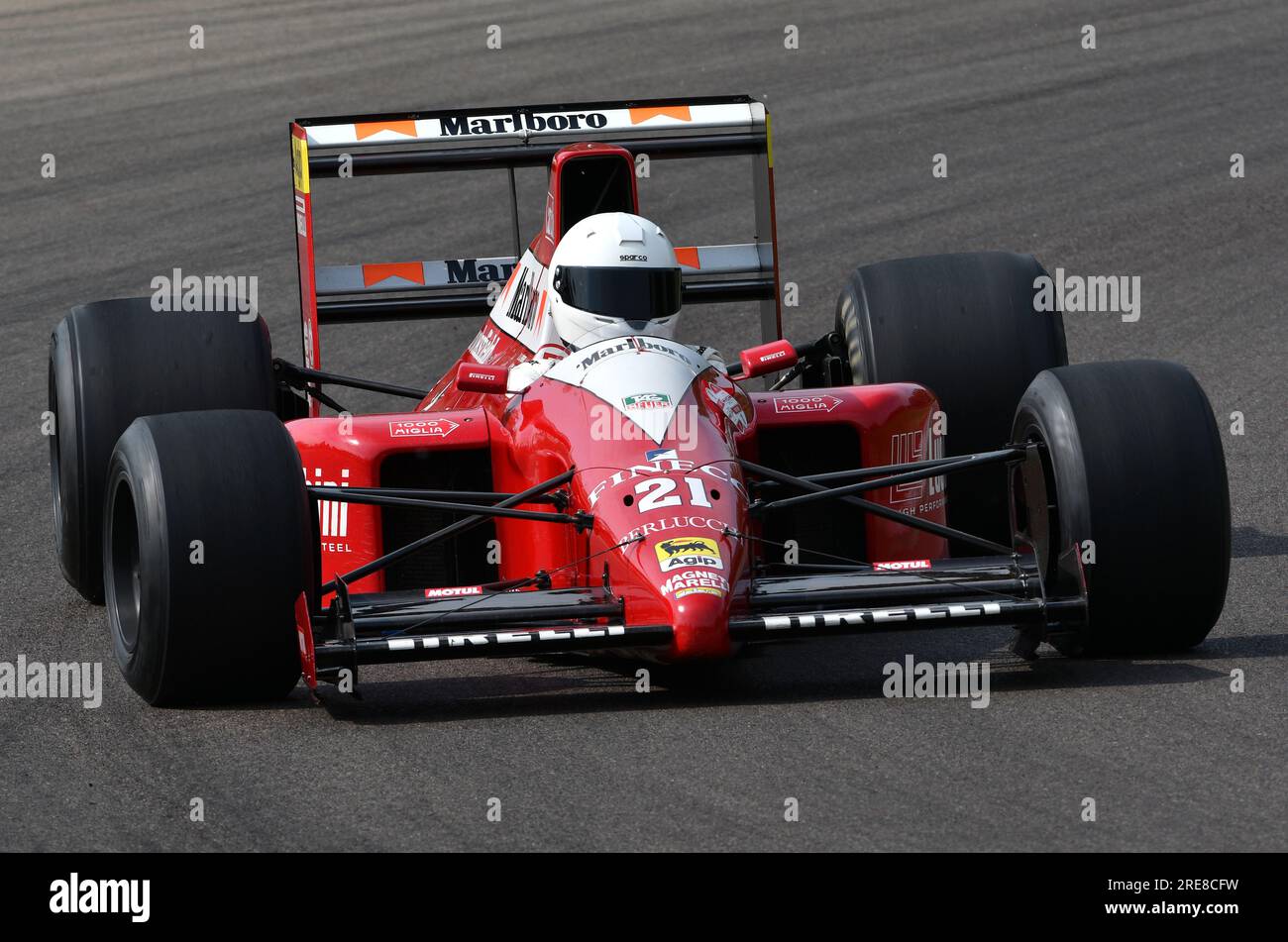 6 May 2018: unknown run with historic Formula 1 1990 Scuderia Italia ...