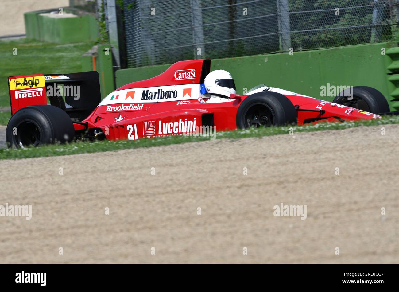 6 May 2018: unknown run with historic Formula 1 1990 Scuderia Italia ...