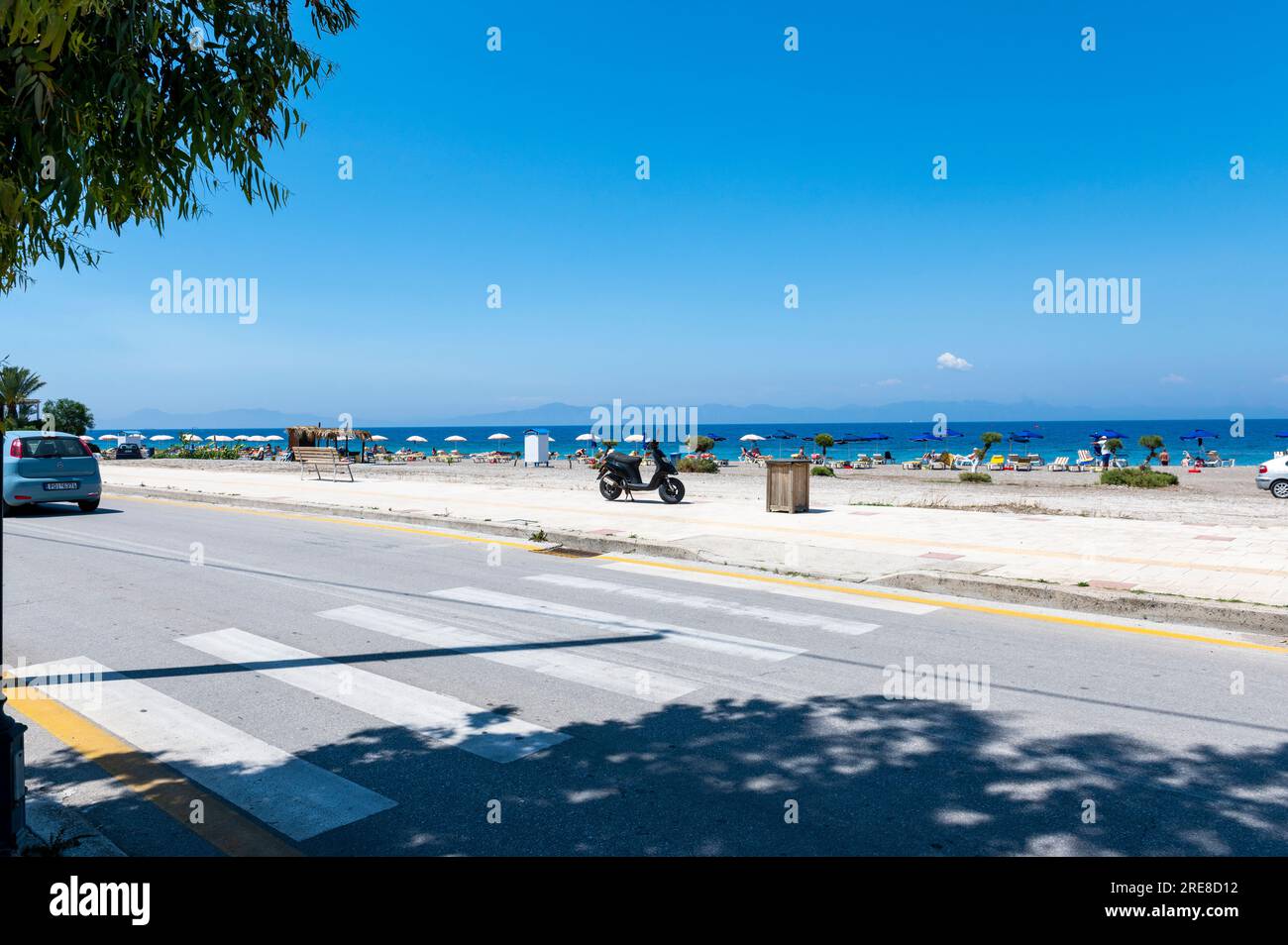 Ialyssos Bay and Beach Stock Photo - Alamy