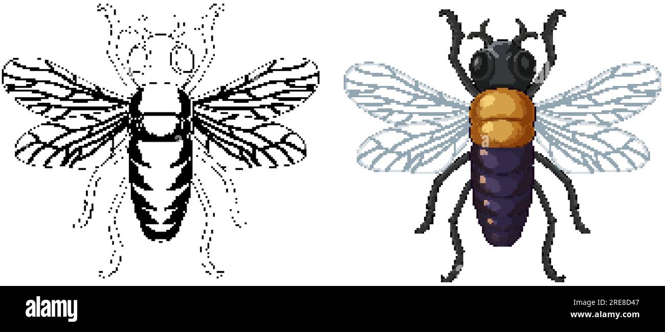 Bee Insect Outline for Colouring illustration Stock Vector Image & Art ... Bee Insect Outline for Colouring illustration Stock Vector Image & Art ...
