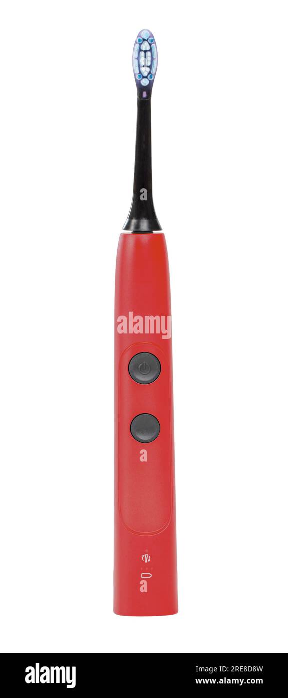 Modern toothbrush isolated on a white background Stock Photo - Alamy