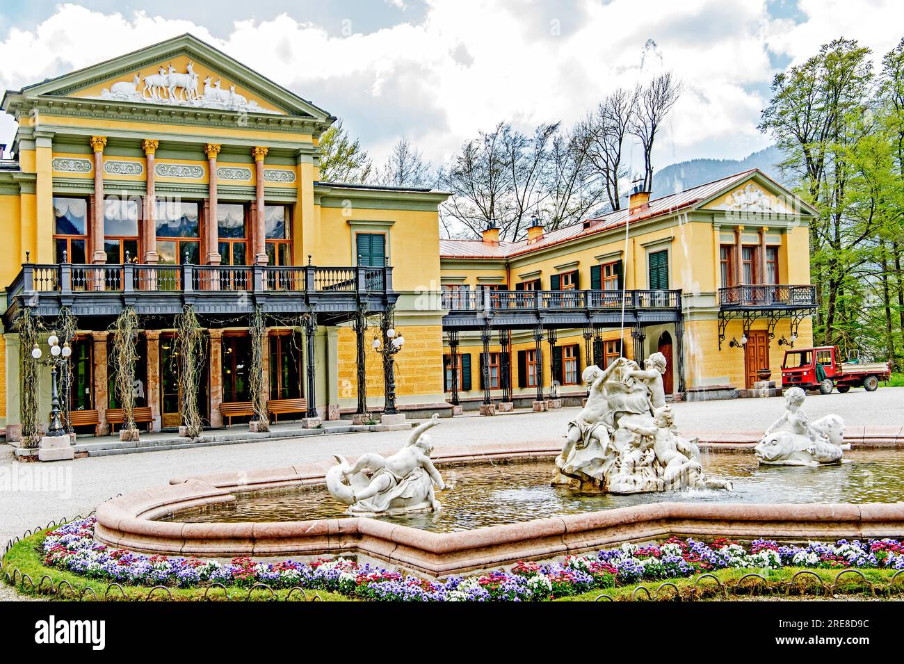 Bad Ischl (Austria), Villa of the emperor Franz Josef, where he signed ...