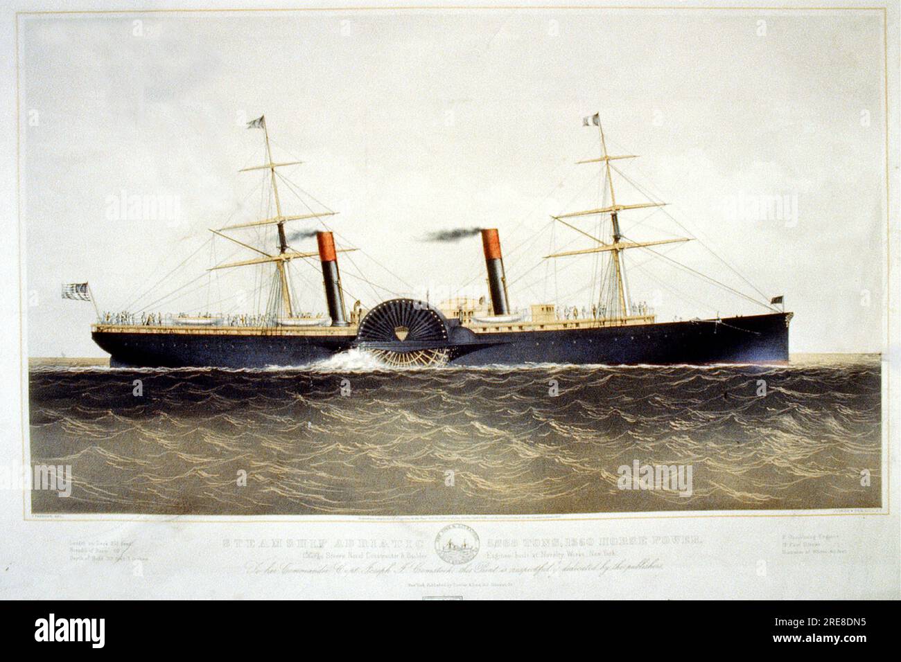 Vintage maritime lithographs hi-res stock photography and images - Alamy