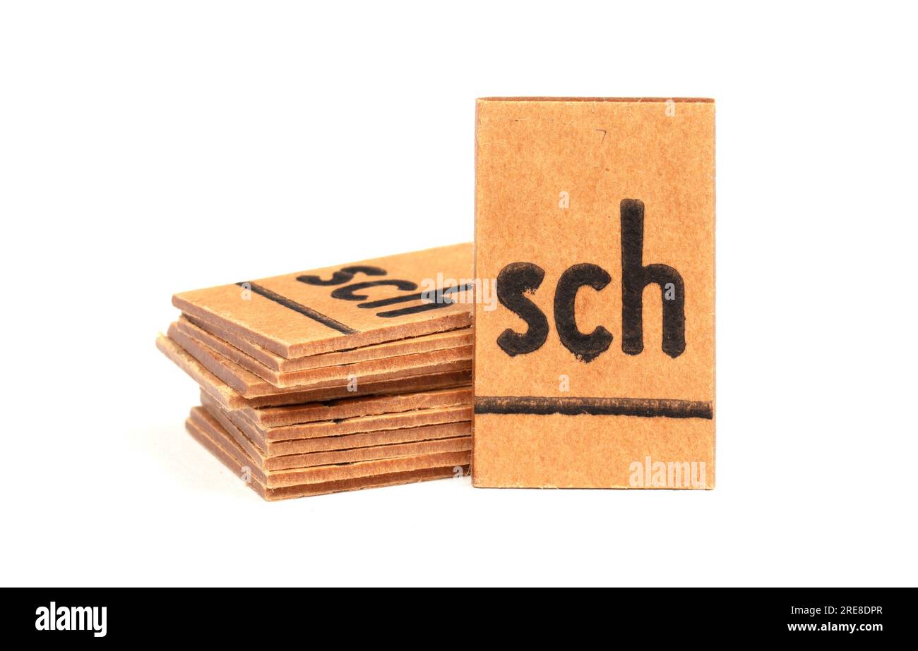 Letters sch hi-res stock photography and images - Alamy