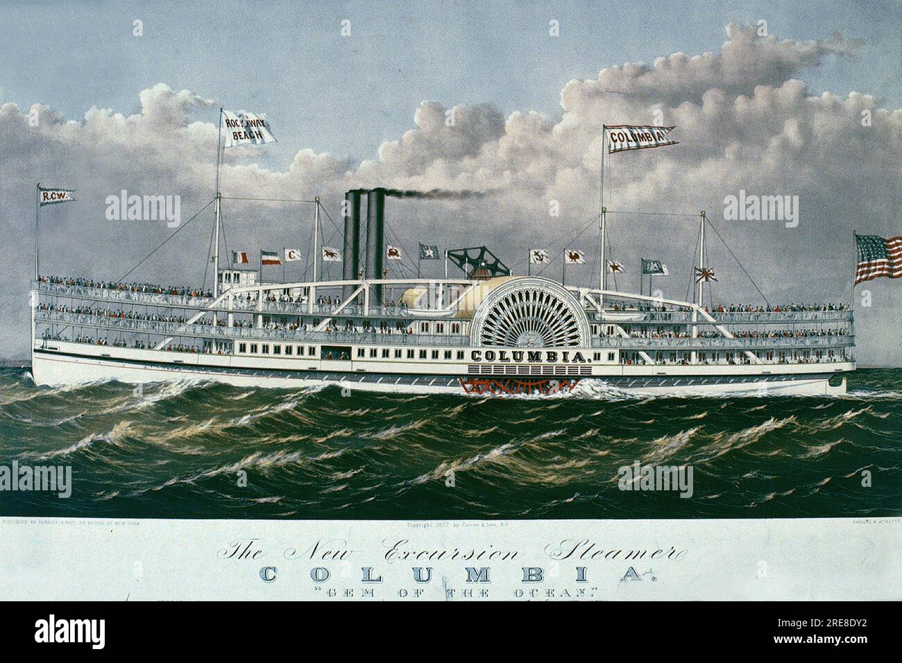 Vintage yacht engravings hi-res stock photography and images - Alamy