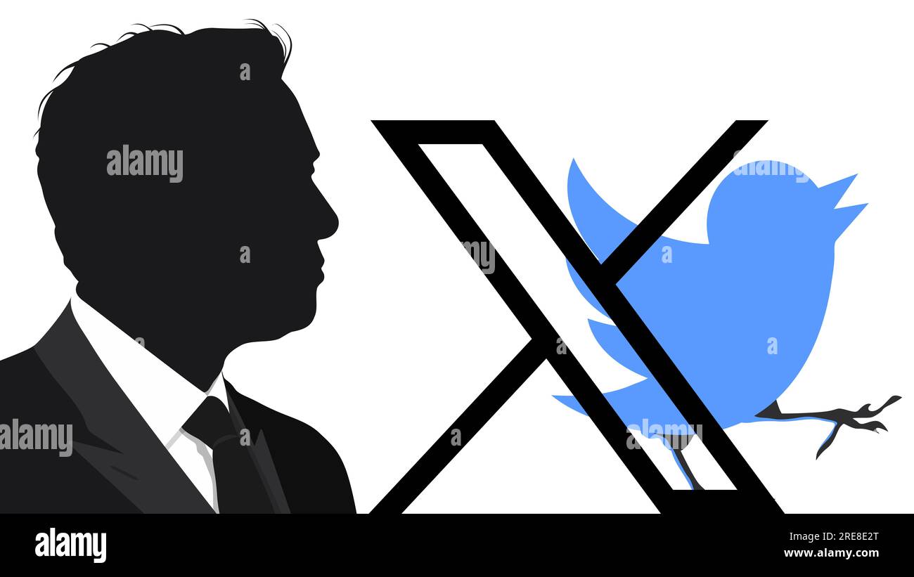 July 24, 2023, Twitter owner Elon Musk changed the Twitter logo from a ... July 24, 2023, Twitter owner Elon Musk changed the Twitter logo from a ...
