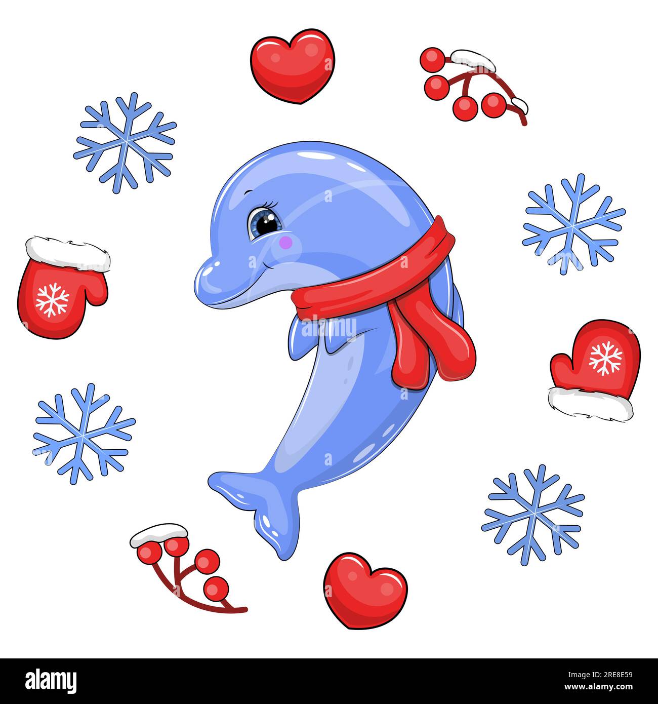 Boy dolphin cartoon illustration hi-res stock photography and images ...