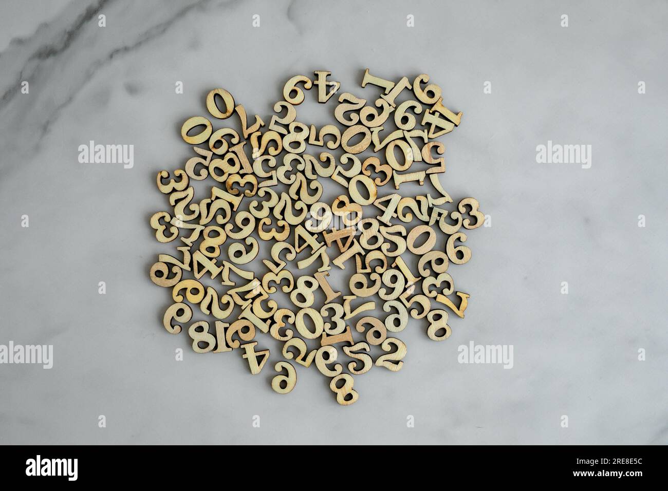 Scattered numbers hi-res stock photography and images - Alamy