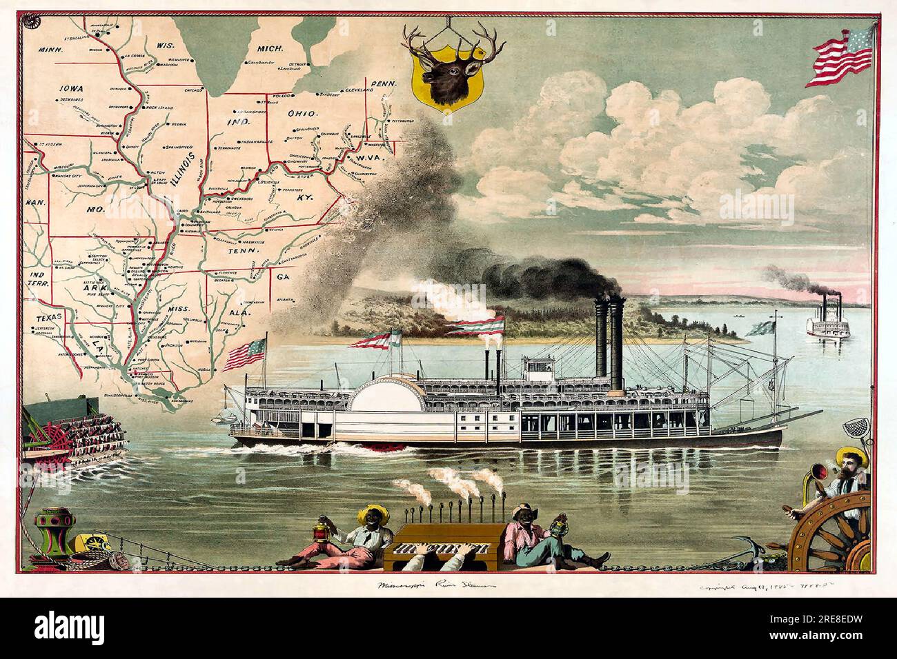 Vintage yacht engravings hi-res stock photography and images - Alamy