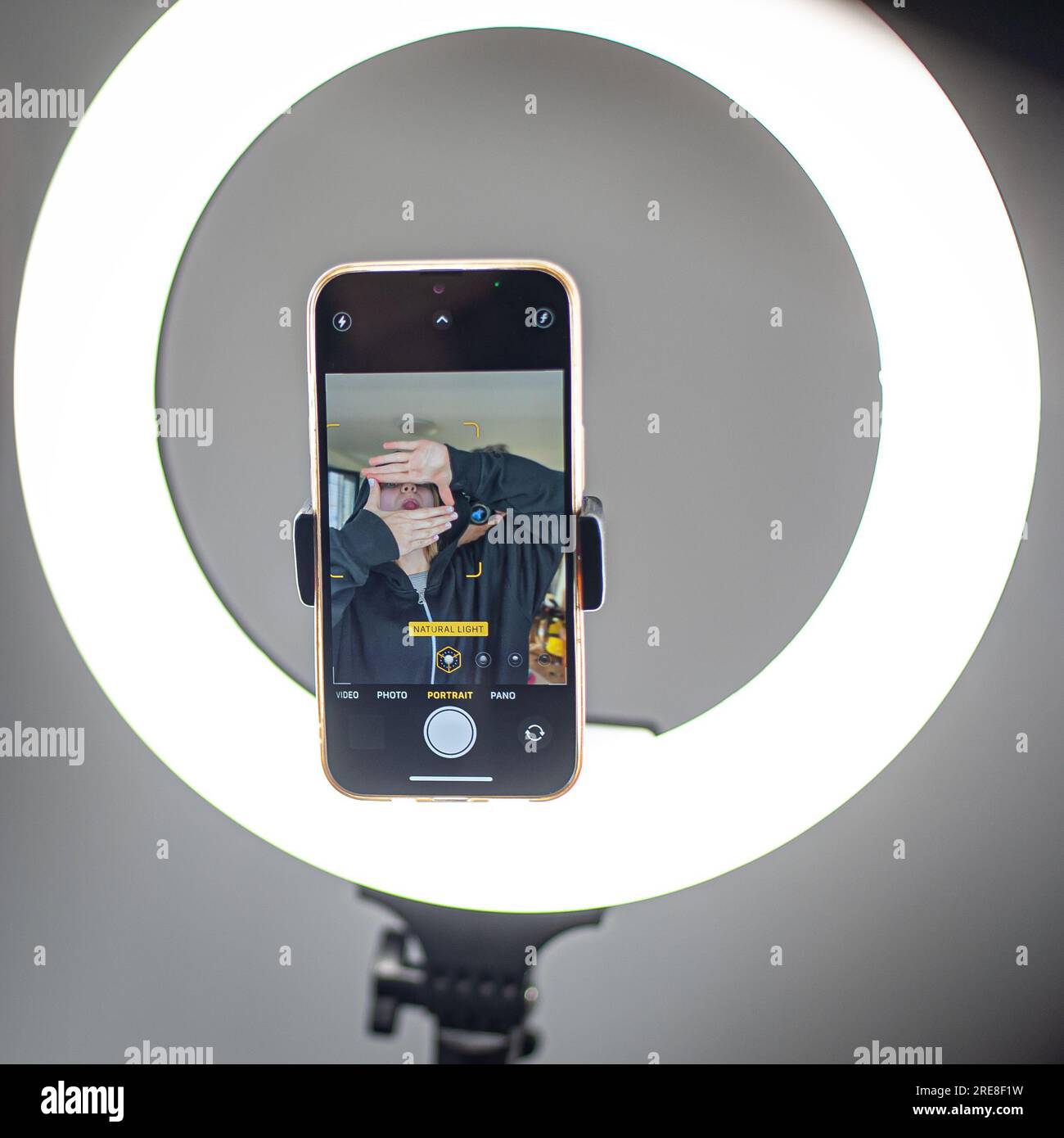 Ring camera effect hi-res stock photography and images - Alamy