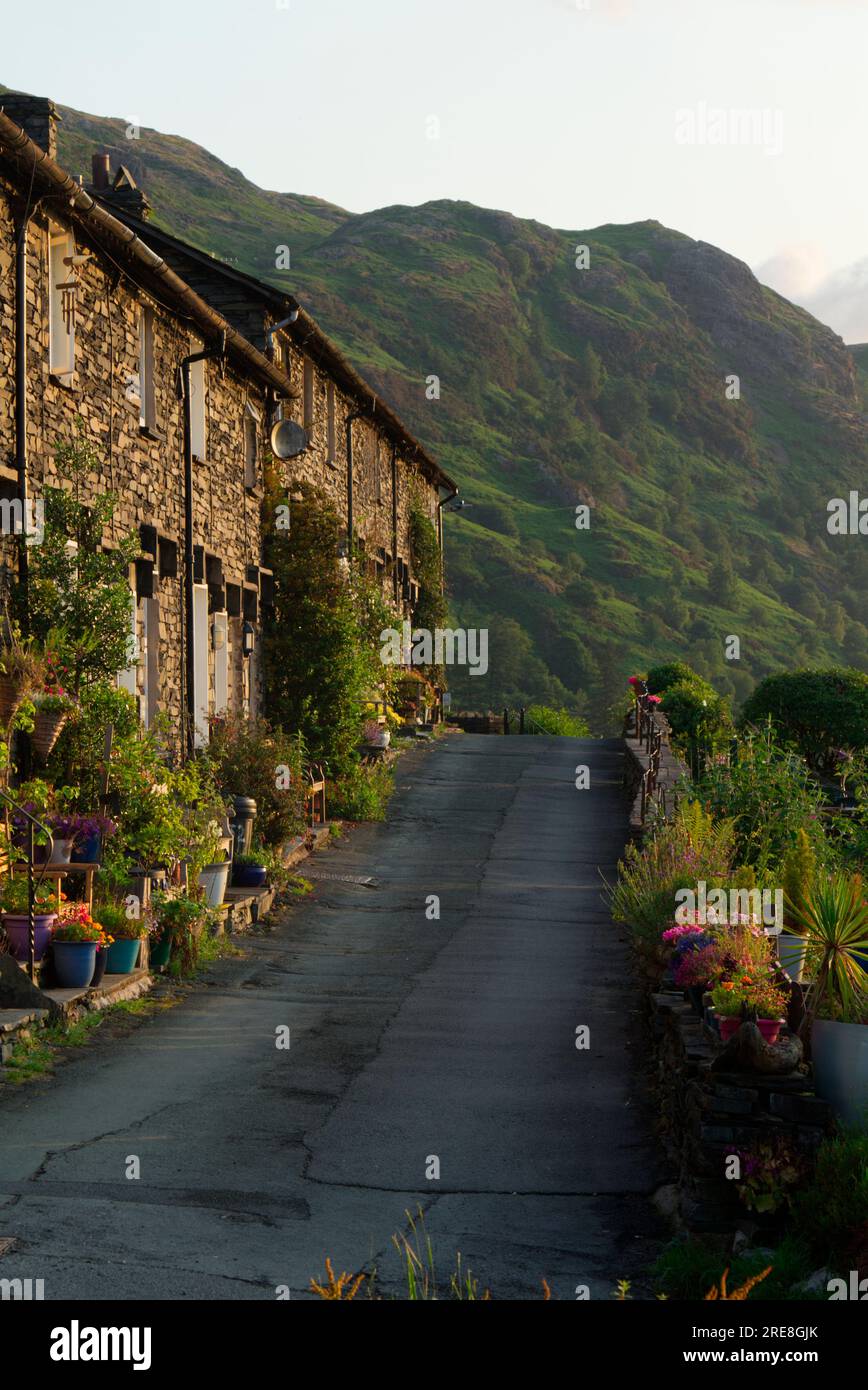 Traditional cottages in coniston hi-res stock photography and images ...