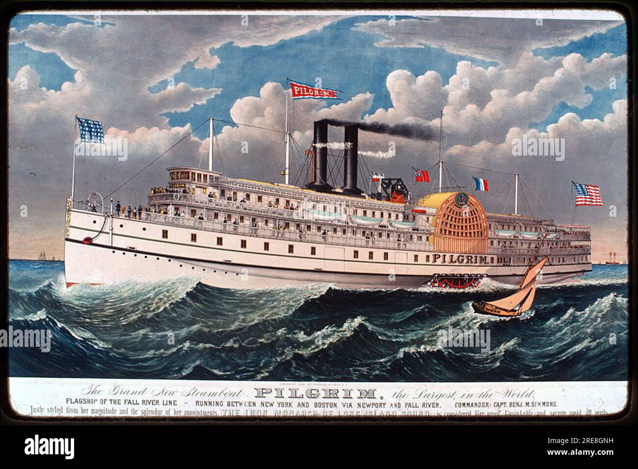 Vintage yacht engravings hi-res stock photography and images - Alamy