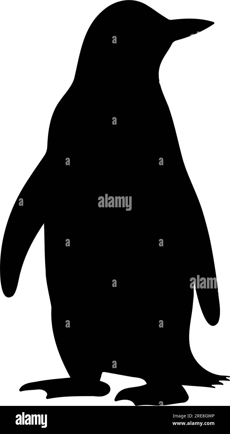 Penguin Silhouette Vector