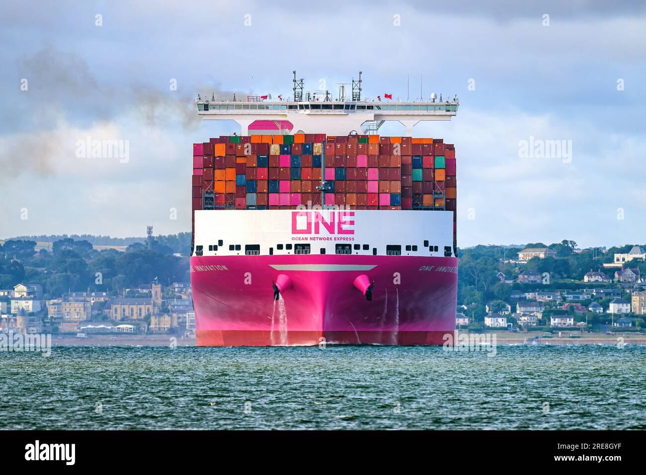 One Innovation is a 24,000 TEU class Megamax container ship deployed on ...