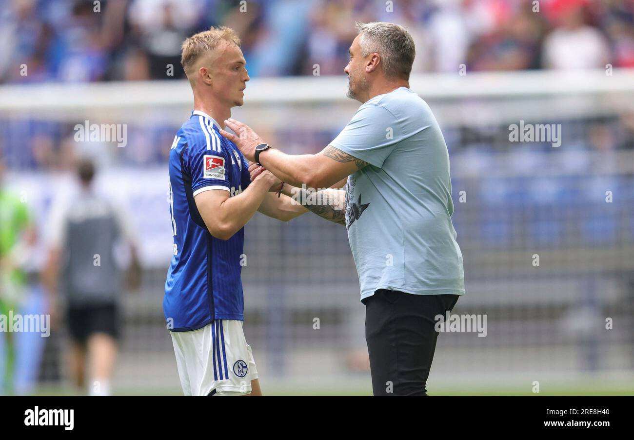 Gelsenkirchen, Deutschland. 22nd July, 2023. firo: 07/22/2023 football ...