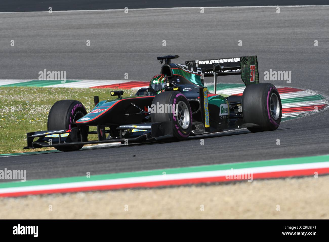 Scarperia, 9 April 2021: GP2 Formula driven by unknown in action at ...