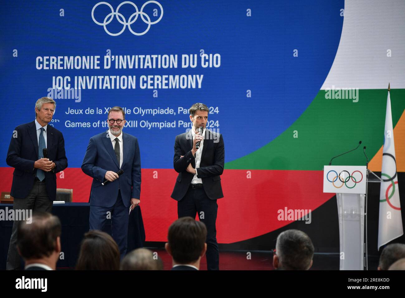 Paris, France. 26th July, 2023. President of the IOC Coordination ...