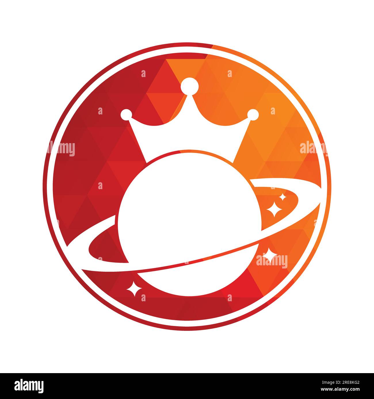 King Planet Vector Logo Design Stock Vector Image & Art - Alamy