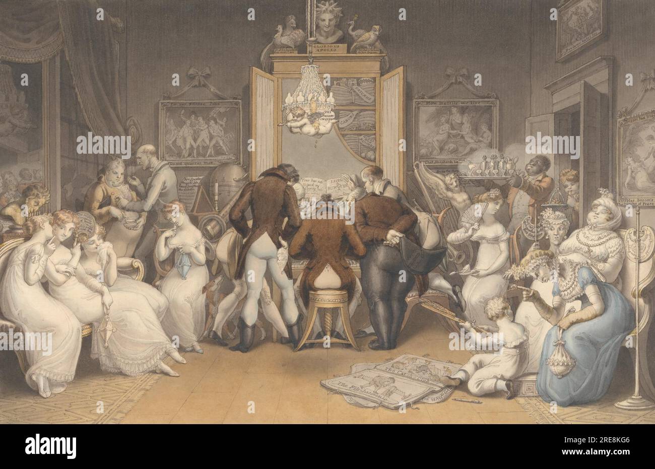 The Triumph of Music circa 1815 by Edward Francis Burney Stock Photo ...