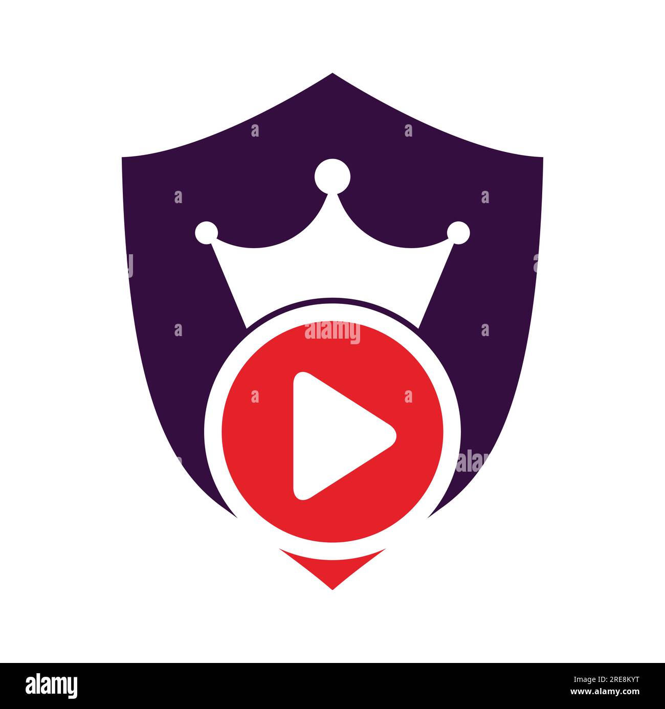 King Video vector logo design template. Royal film logo design vector ...