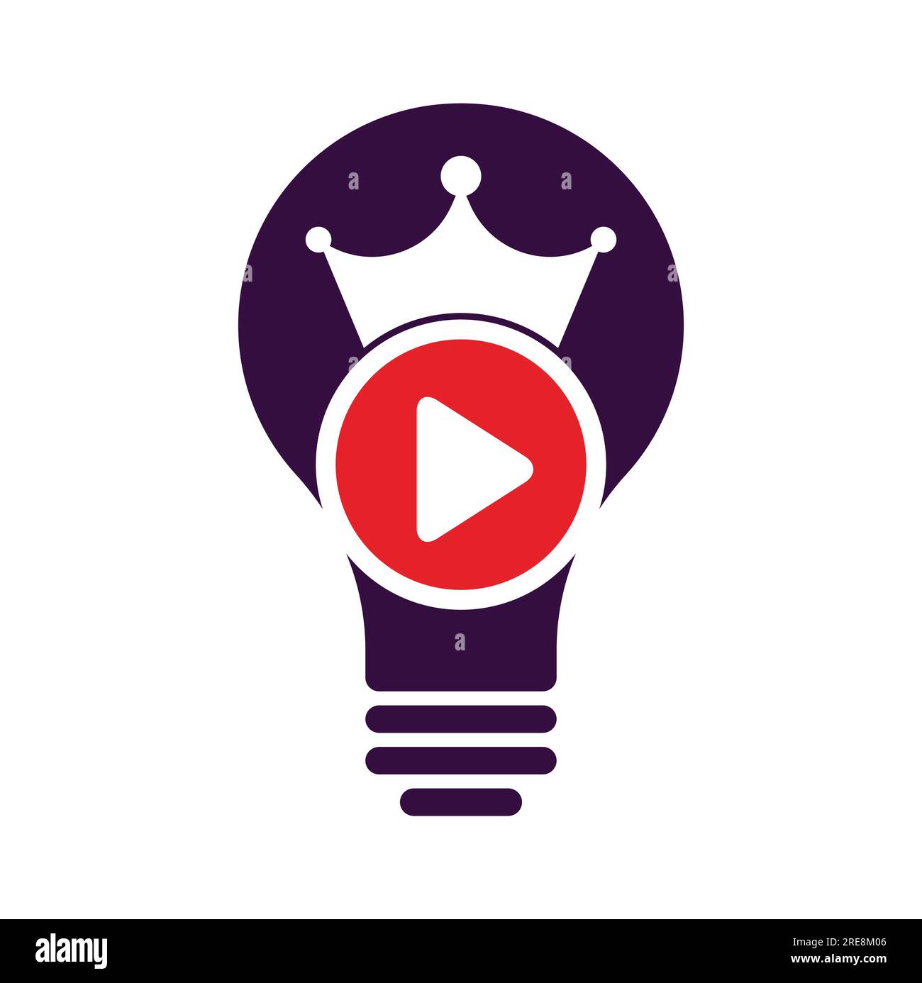King Video vector logo design template. Royal film logo design vector ...