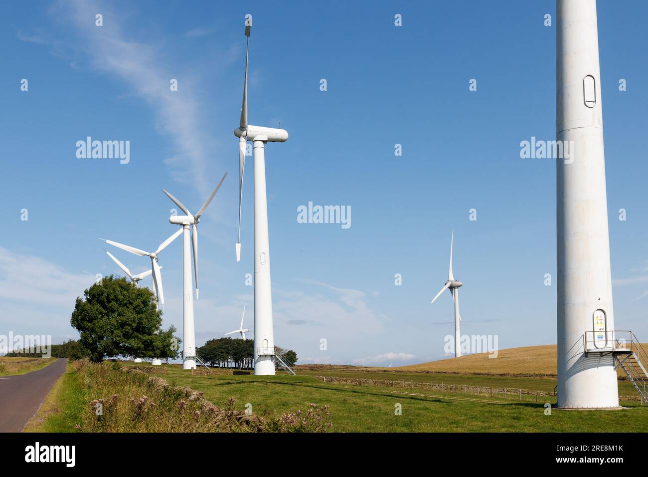 Wind farm royd moor hi-res stock photography and images - Alamy