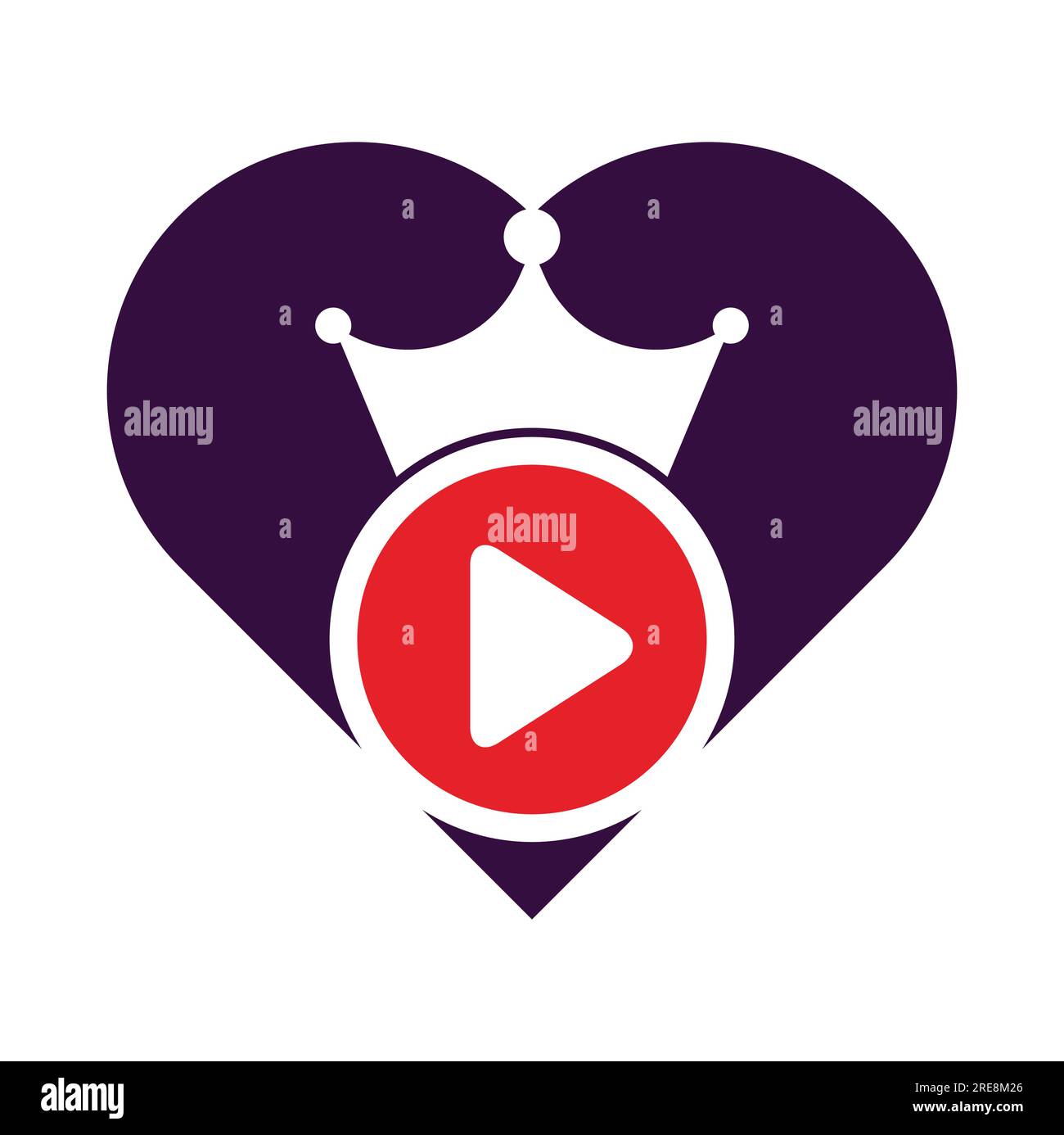 King Video vector logo design template. Royal film logo design vector ...