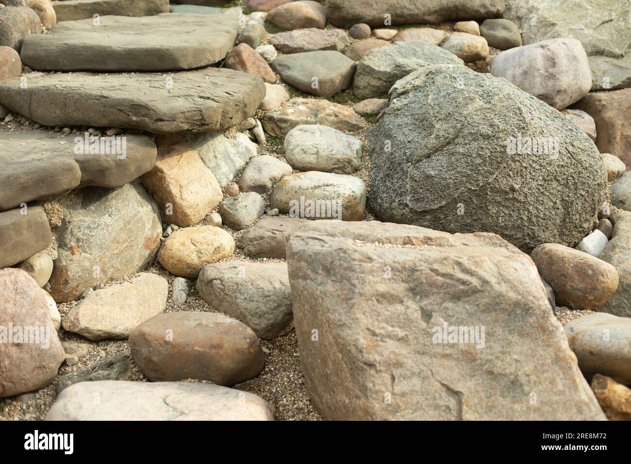 Beautiful smooth large stones hi-res stock photography and images - Alamy