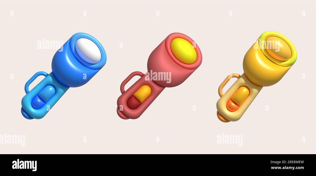 Flashlight Beam Illustration