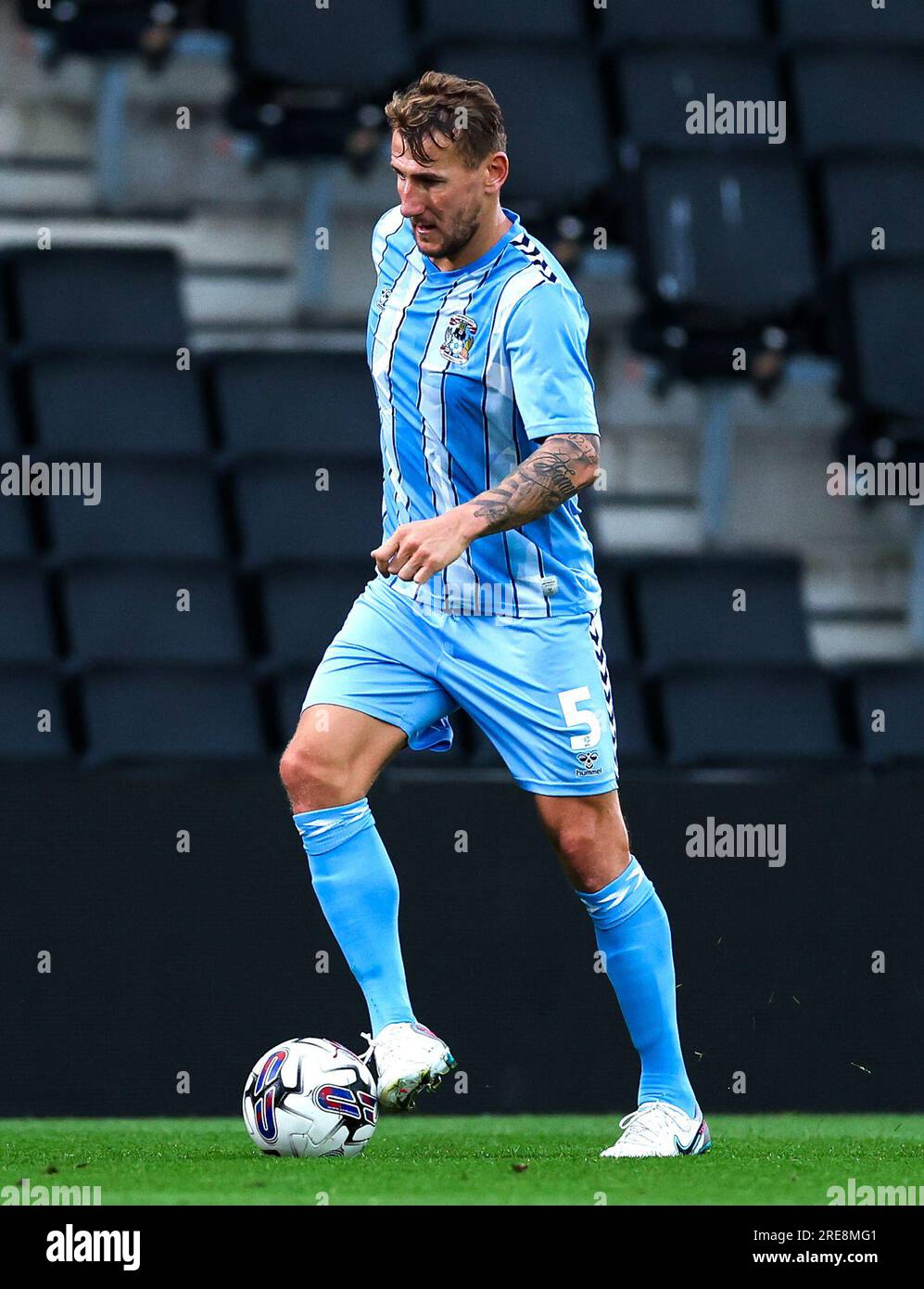 Coventry City's Kyle Mcfadzean in action during the pre-season friendly ...