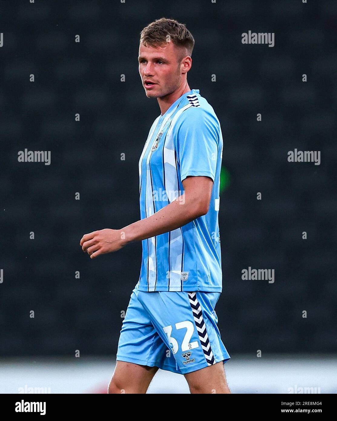 Coventry City's Jack Burroughs in action during the pre-season friendly ...