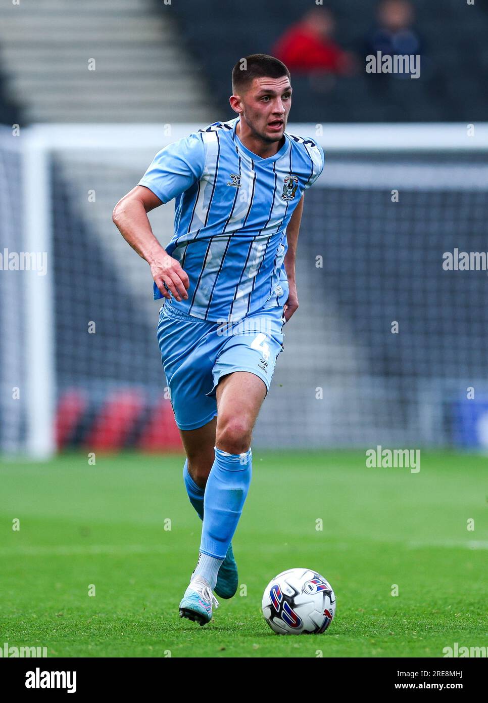 Coventry City's Bobby Thomas in action during the pre-season friendly ...