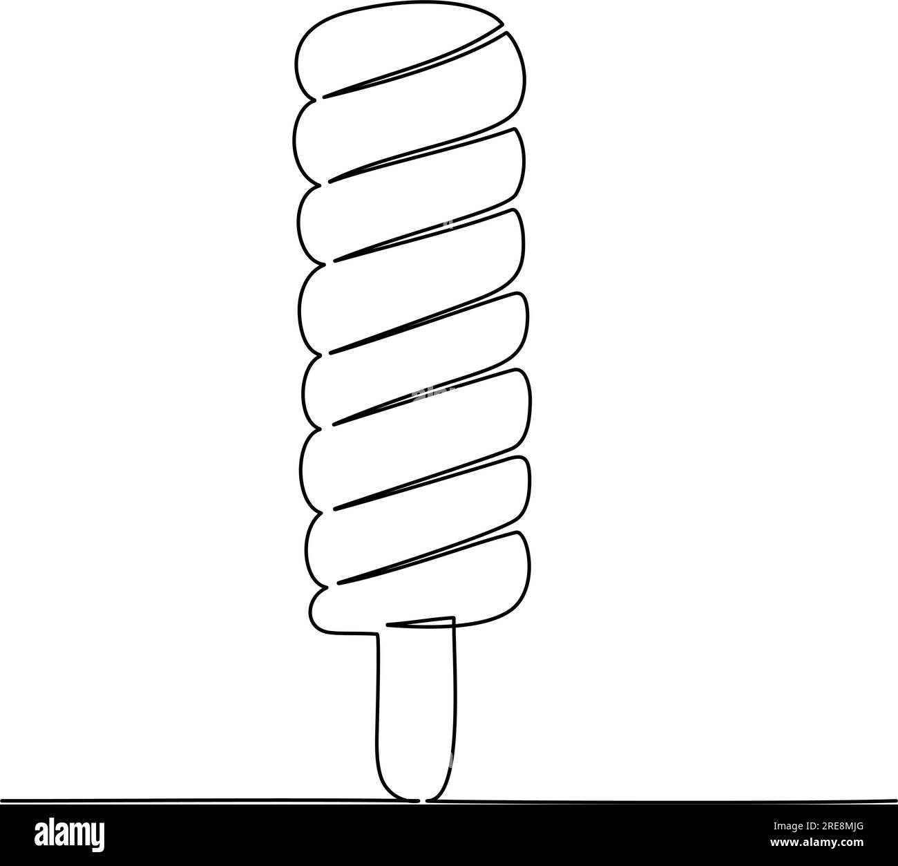 Hand ice cream continuous Cut Out Stock Images & Pictures - Alamy