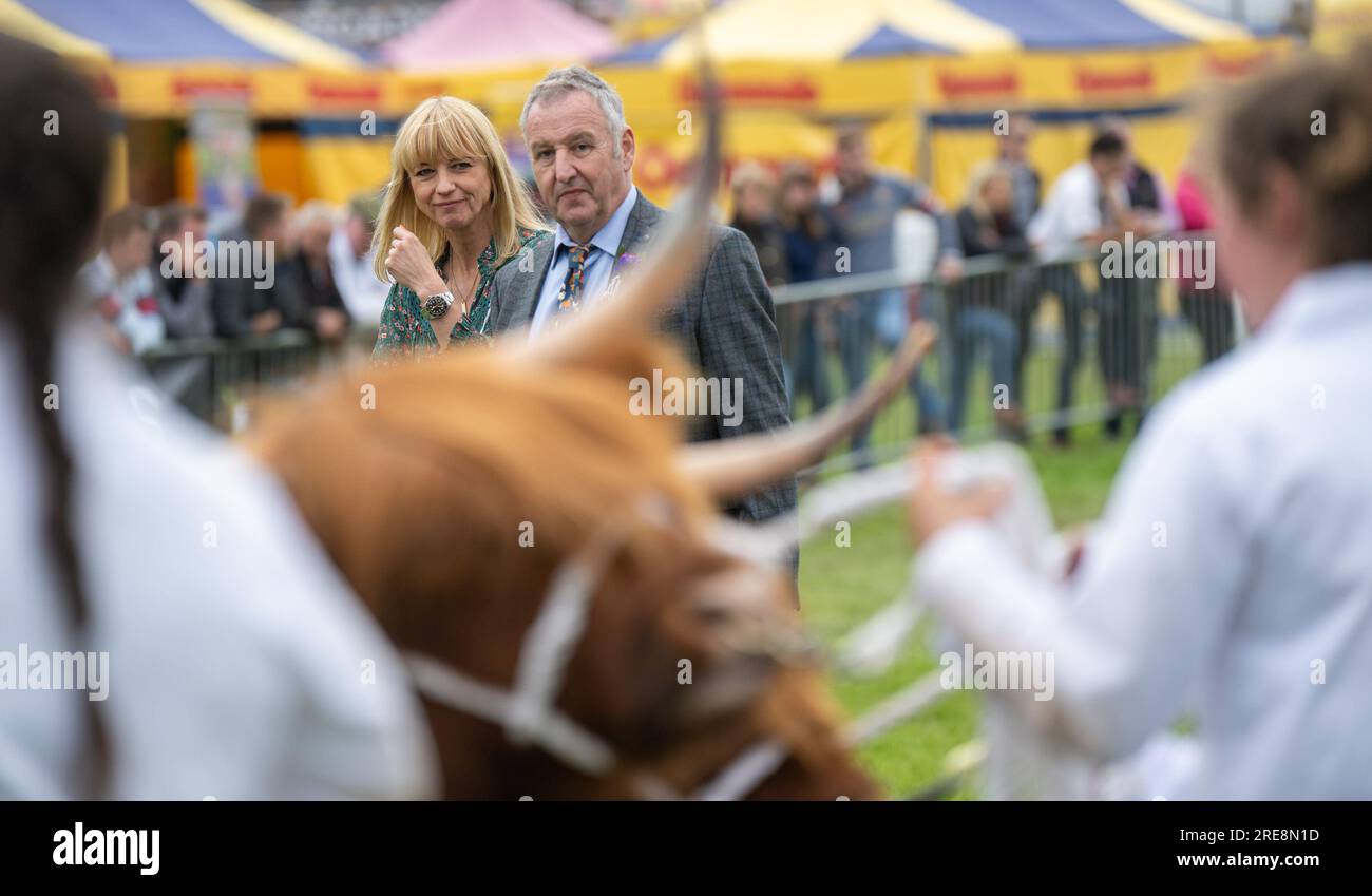 Builth Wells, Royal Welsh Show - 26 July 2023 - Radio DJ Sara Cox ...