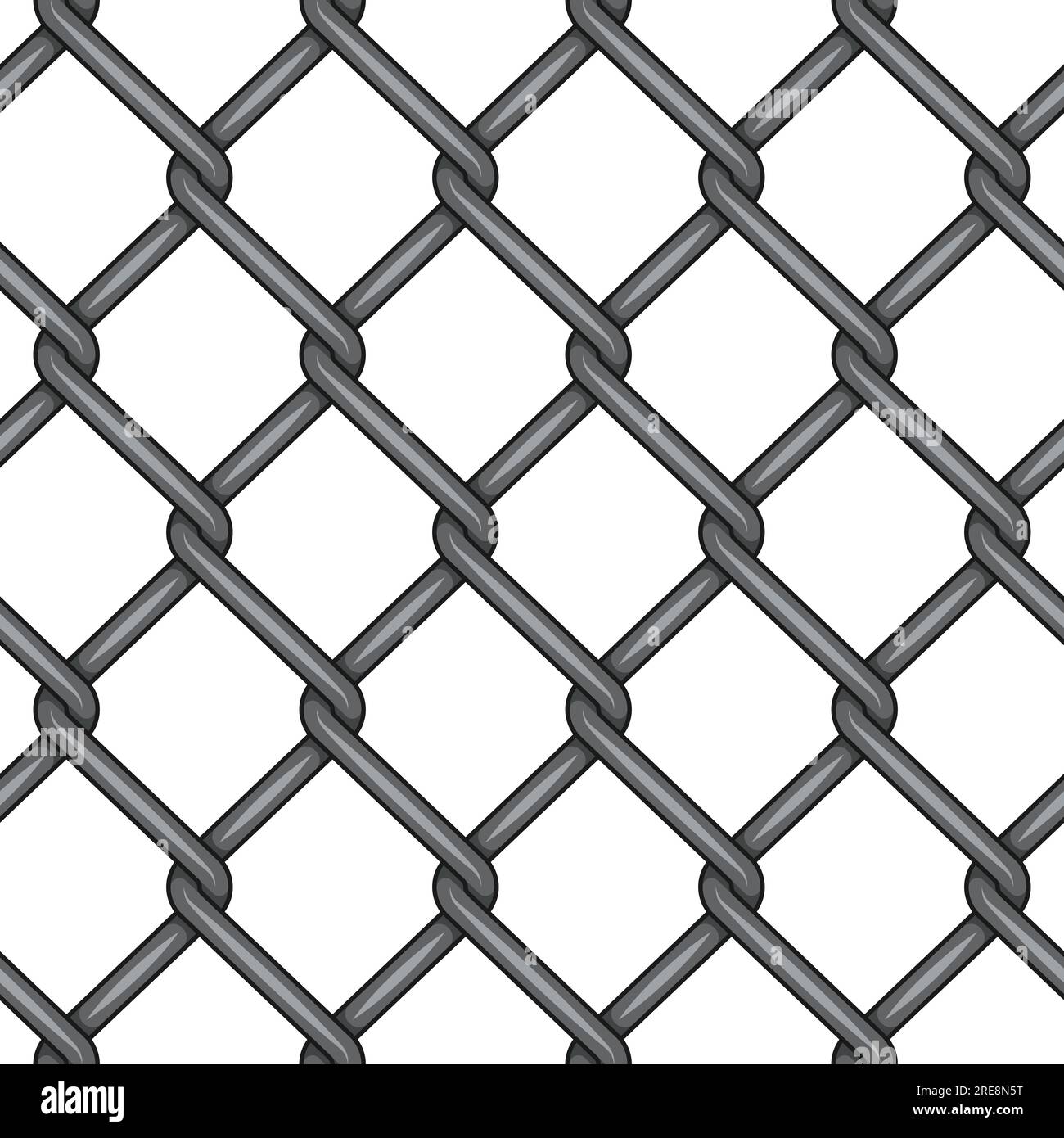 Seamless pattern with metal mesh netting. Vector colored background on white Stock Vector Image ...