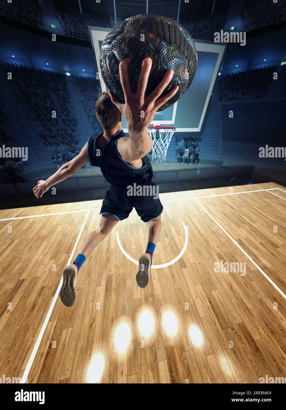 Top view young muscular afro hi-res stock photography and images - Alamy