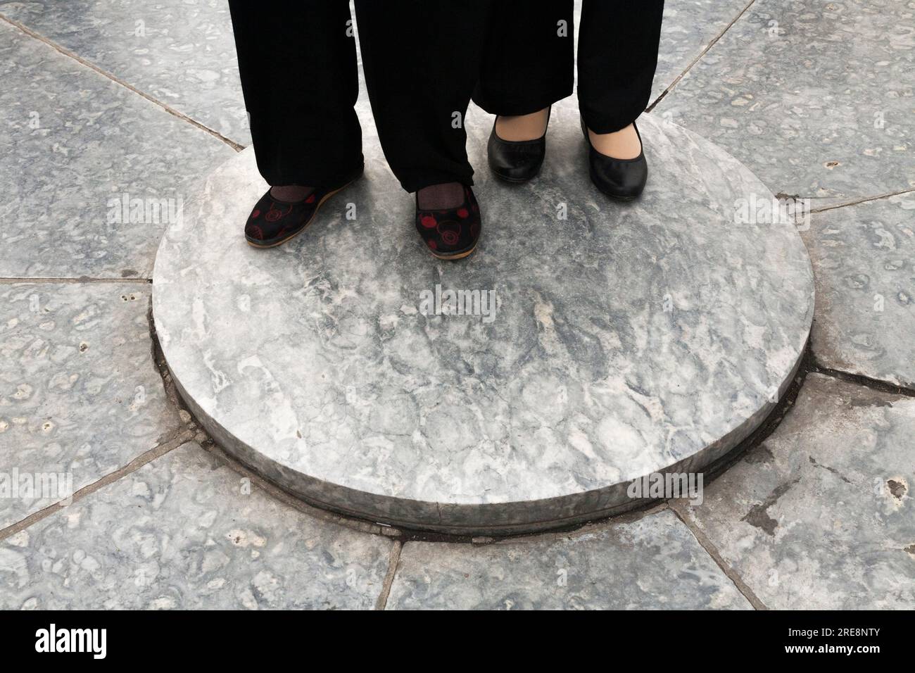 Circular Mound Altar at the Temple of Heaven complex in Beijing, PRC ...
