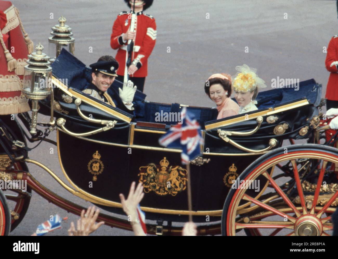 Princess Anne and Capt Mark Phillips c1974 Photo by The Henshaw Archive ...