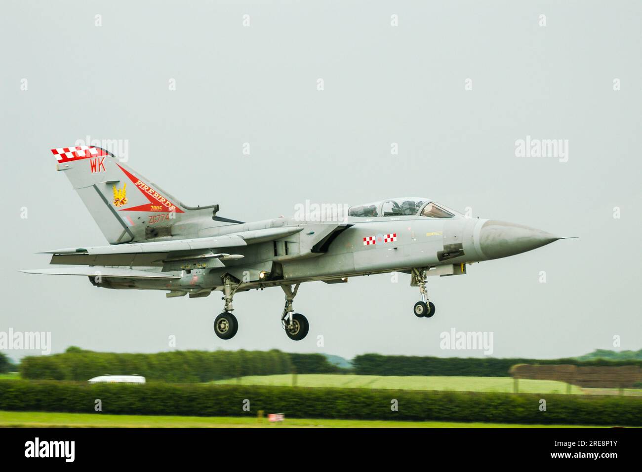 Panavia Tornado F3 fighter jet plane ZG774 landing at RAF Waddington ...
