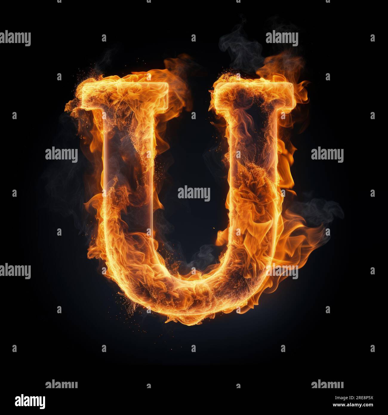 Fire Letters U