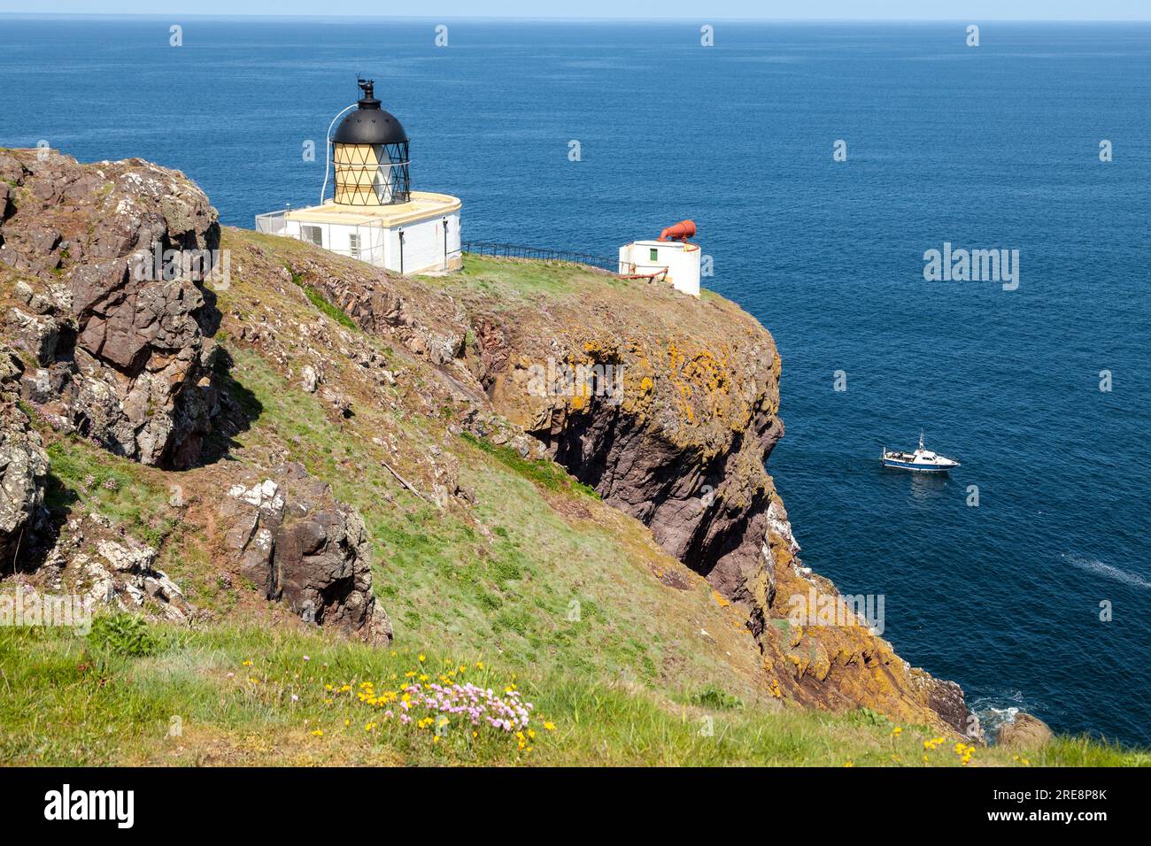 St Abb's Head Lighthouse was designed and built by the brothers David Stevenson and Thomas ...