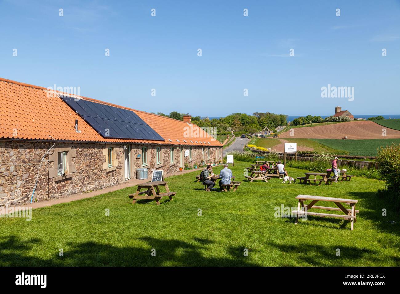 The Old Smiddy Coffee Shop at the start of the St Abbs Nature Reserve ...