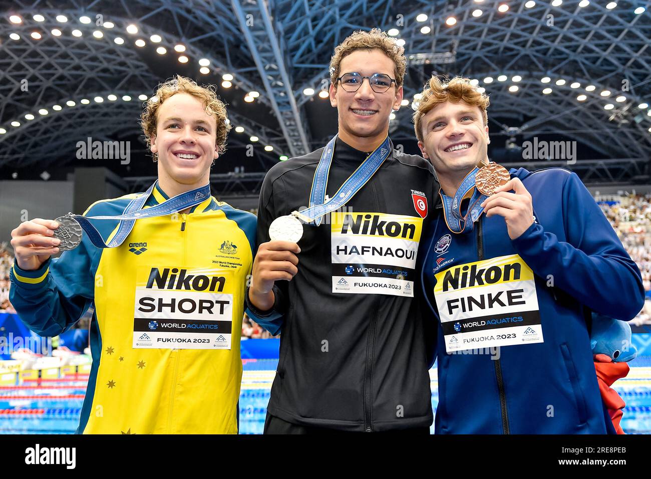 Fukuoka, Japan. 26th July, 2023. Samuel Short of Australia, silver ...