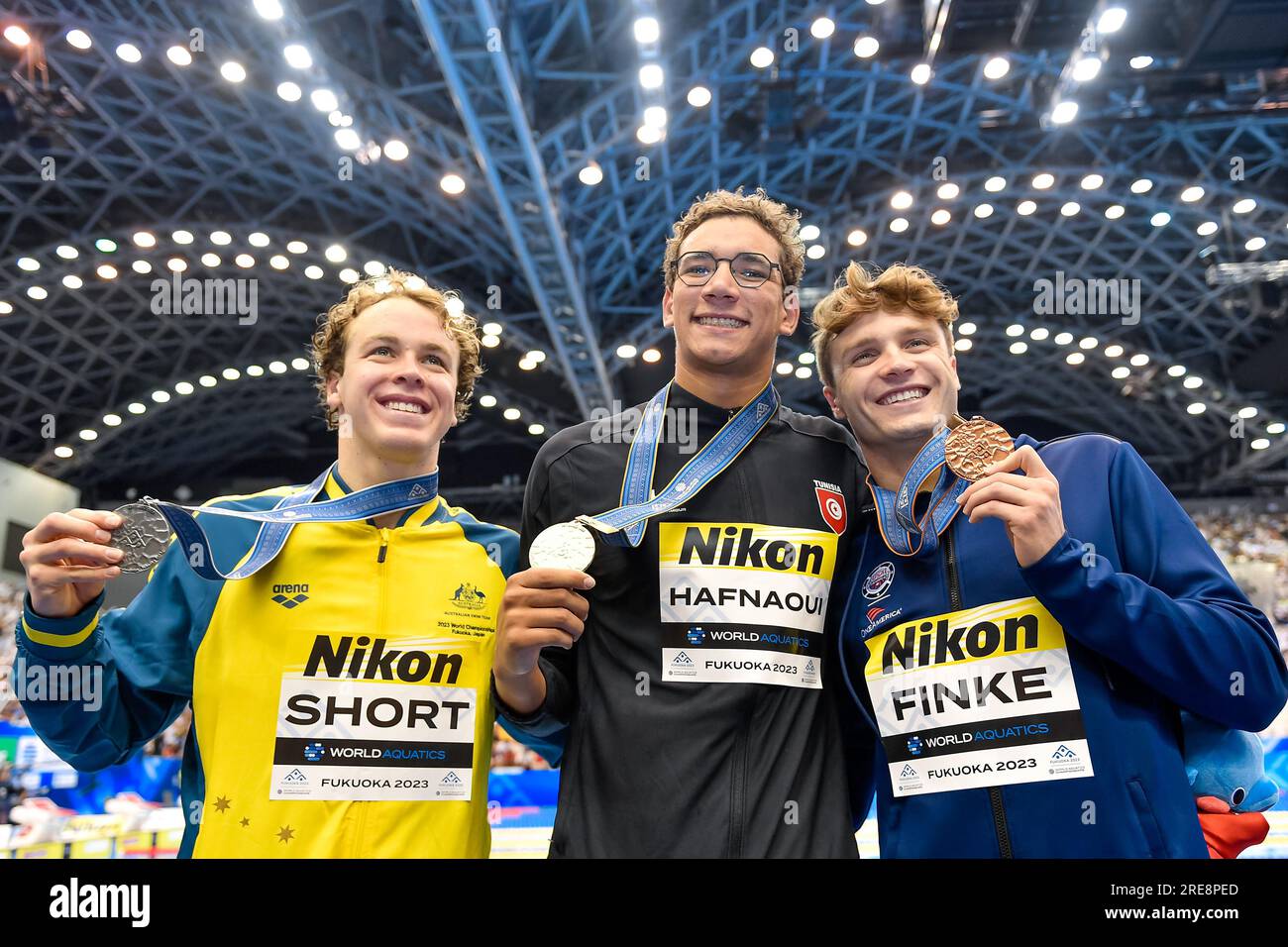 Fukuoka, Japan. 26th July, 2023. Samuel Short of Australia, silver ...