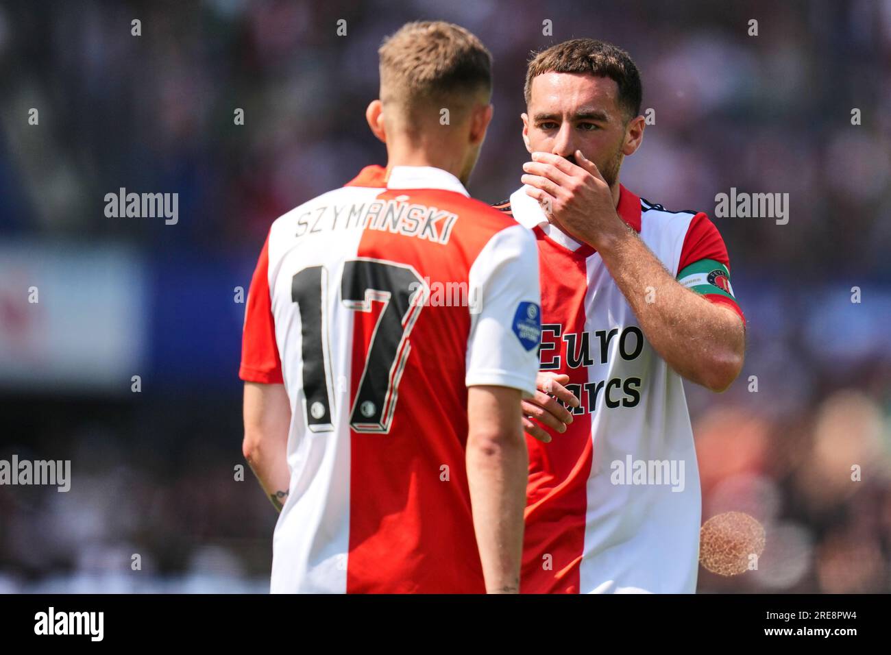 Rotterdam - Sebastian Szymanski of Feyenoord, Orkun Kokcu of Feyenoord during the match between ...