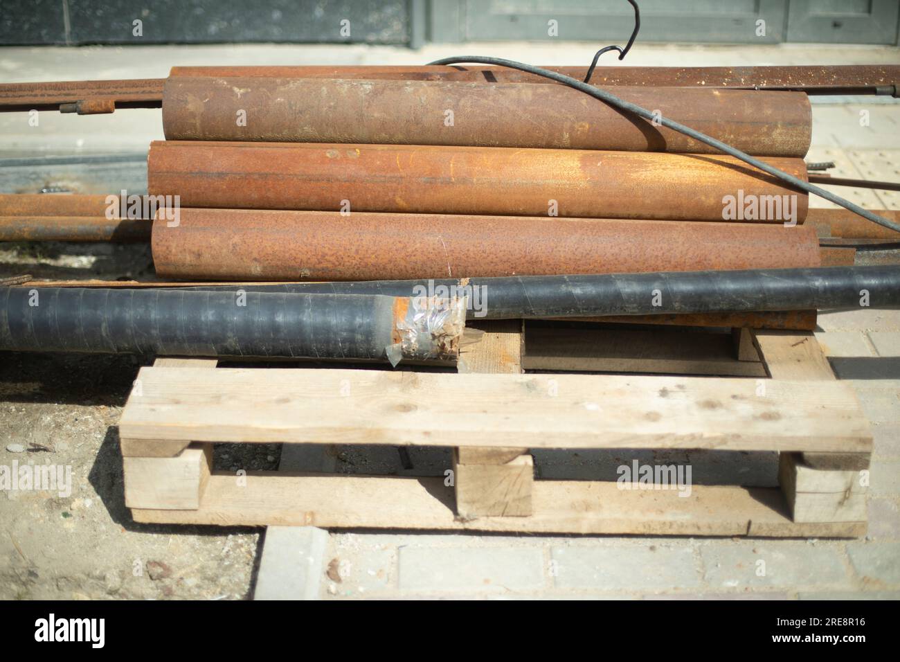 Rusty pipes hi-res stock photography and images - Alamy