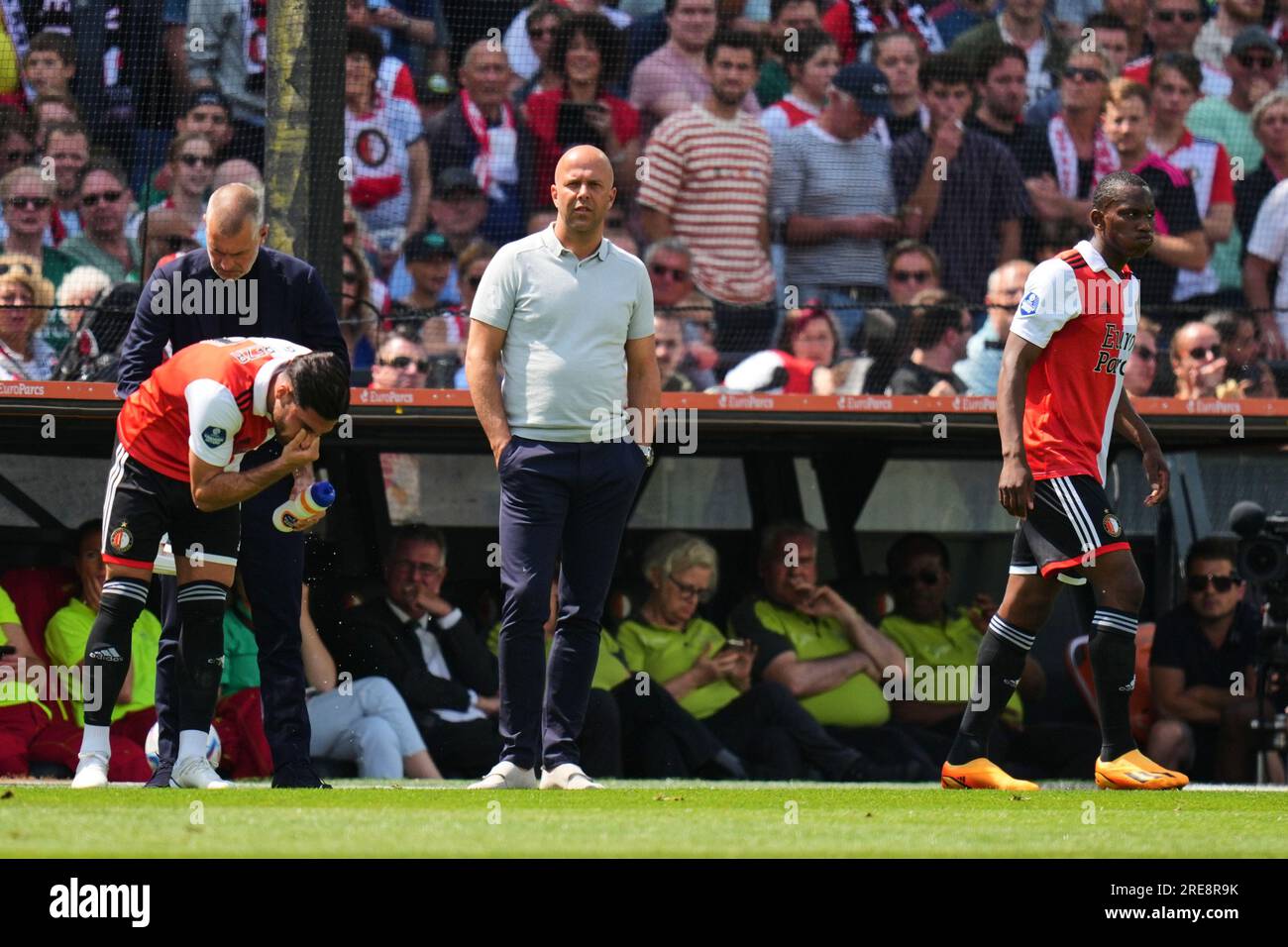 Rotterdam - Feyenoord coach Arne Slot during the match between ...