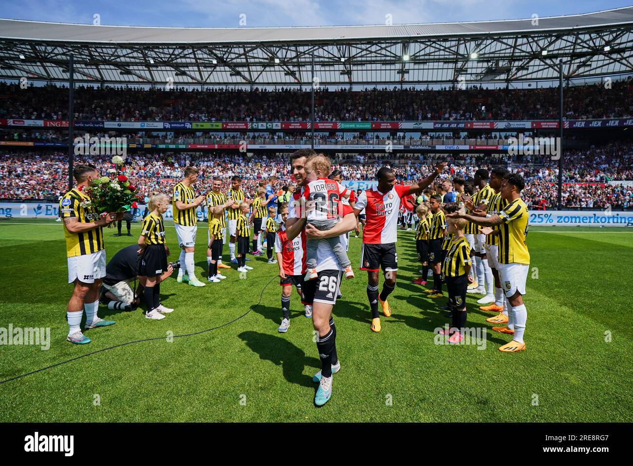 Rotterdam - Erehaag during the match between Feyenoord v Vitesse at ...