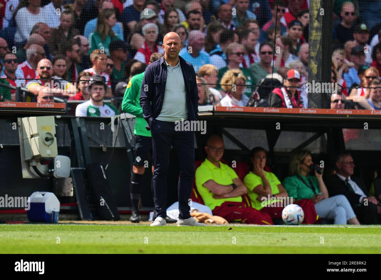 Rotterdam - Feyenoord coach Arne Slot during the match between ...